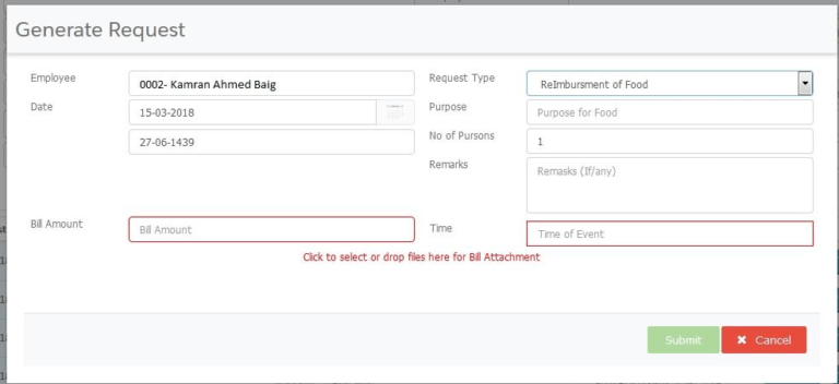 Request Management - SmartHCM