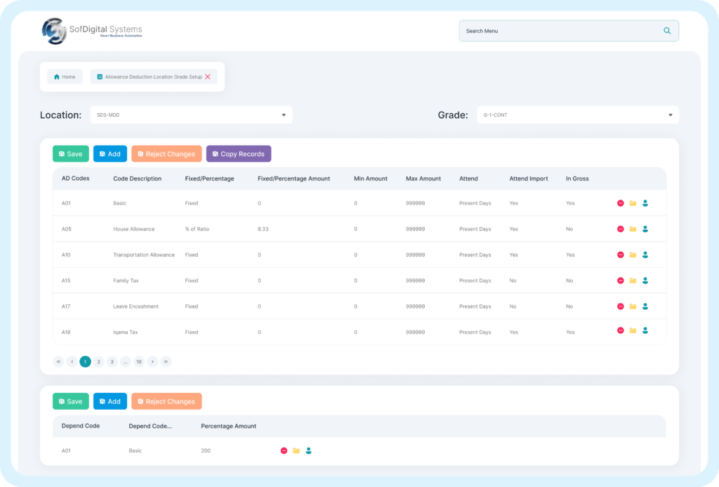Setting & Security - SmartHCM